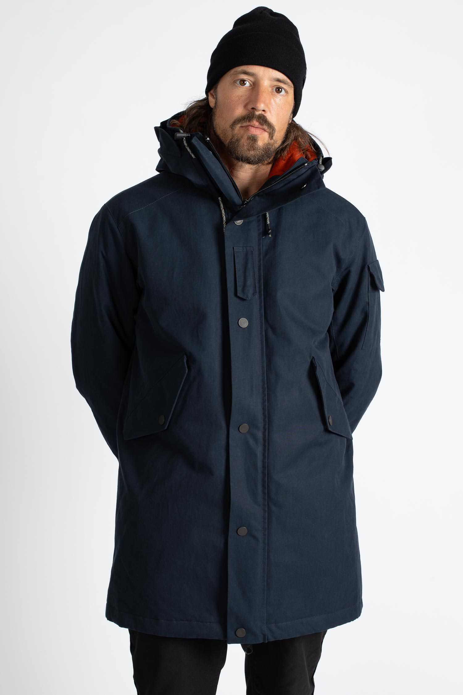 Wasserabweisende Winter-Baumwolle & Wolle Jacke